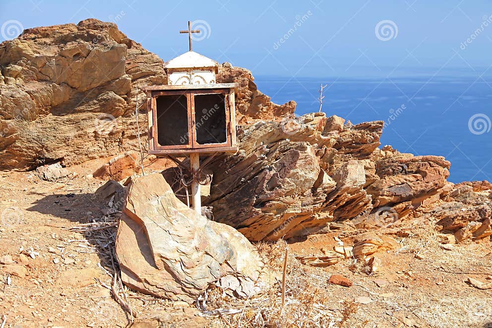 Desert at Crete stock image. Image of ruined, island - 34031545
