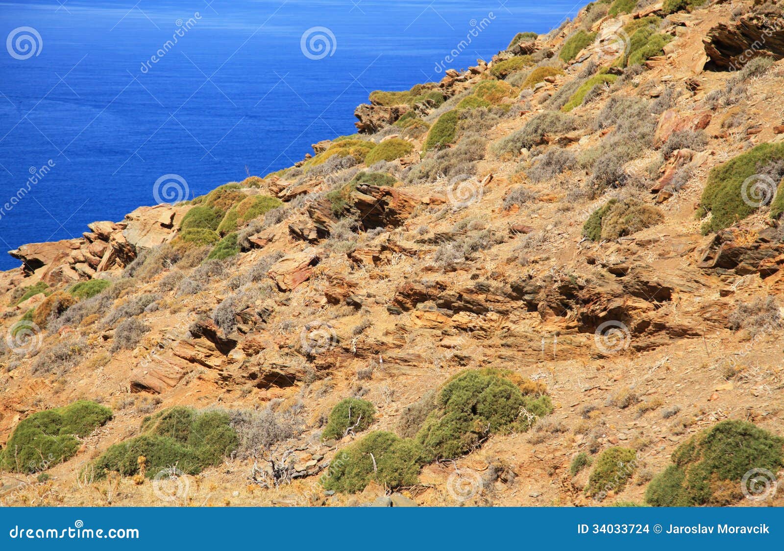 Desert at Crete stock photo. Image of greece, mountains - 34033724