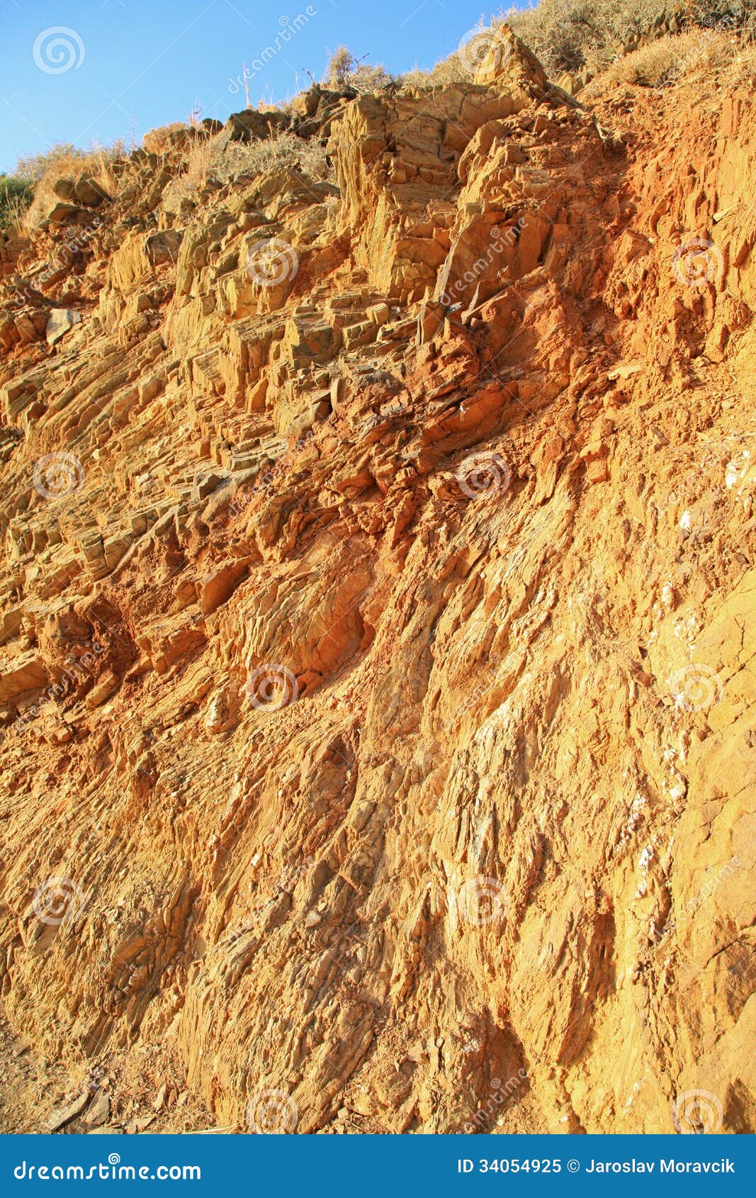 Desert at Crete stock image. Image of rock, desert, yellow - 34054925