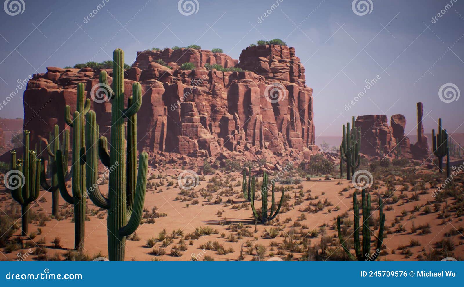 Desert 3d animation stock footage. Video of monument - 245709576