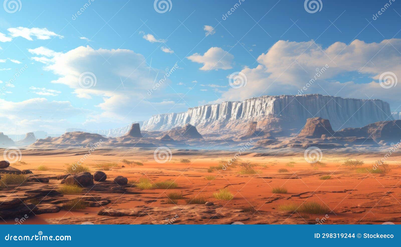 Desert 3d Wallpaper Unreal Engine Rendered Landscape with Interstellar ...