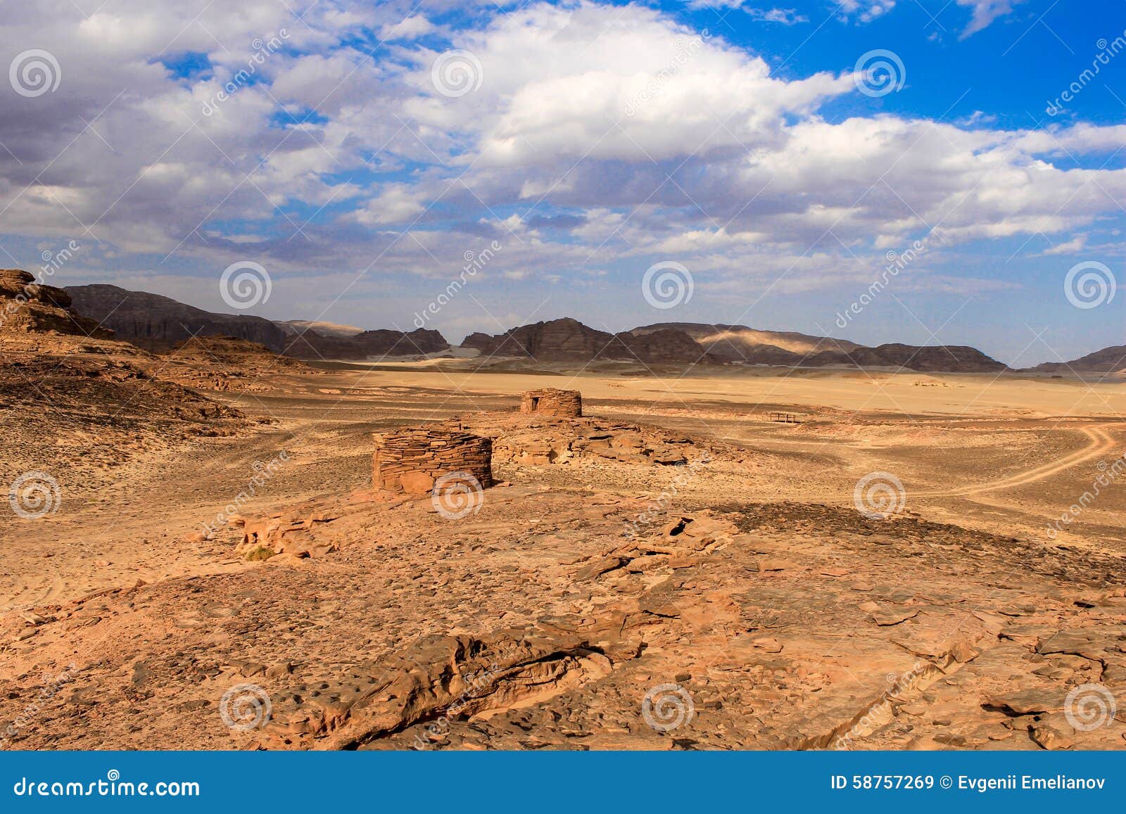 Desert stock image. Image of cloud, ecoregion, geology - 58757269