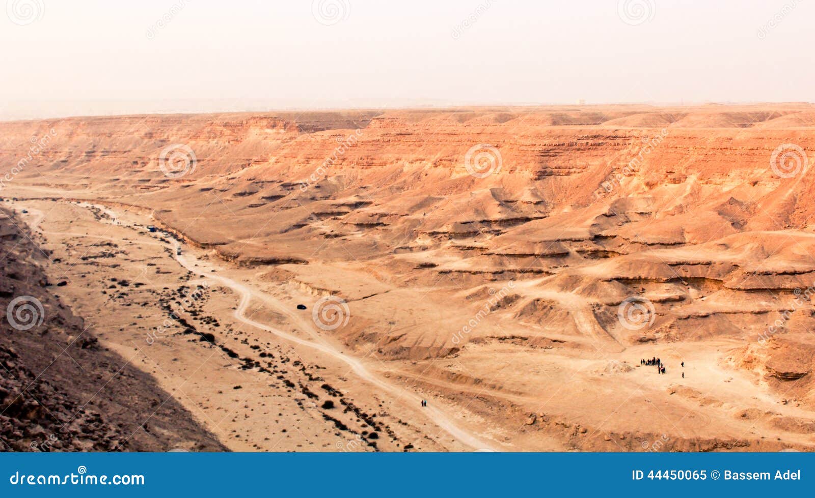 The Desert Degla Valley Sahara Stock Image - Image of waterless, nature ...