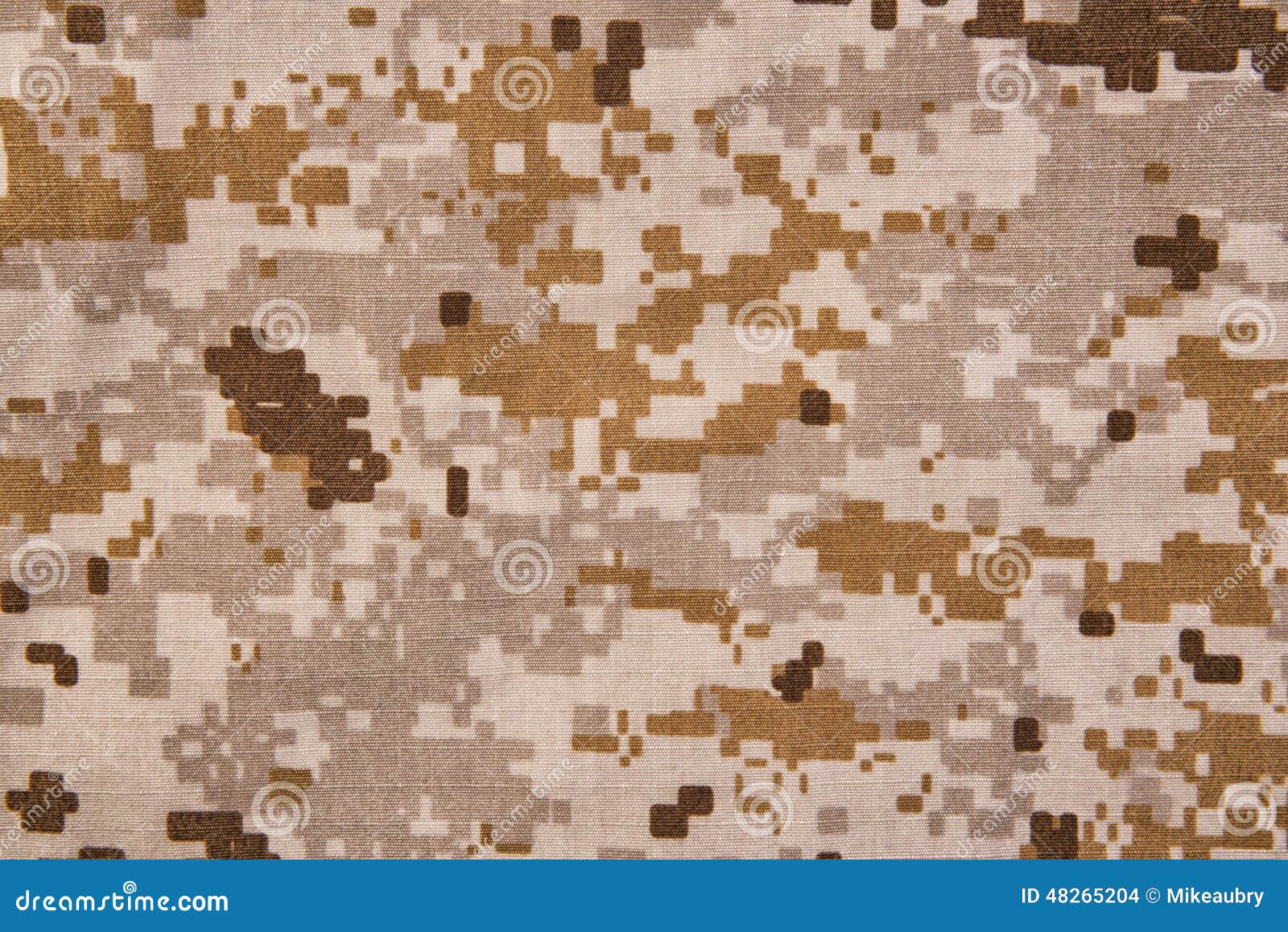 Desert Digital Camouflage Fabric Texture Background. Stock Photo ...