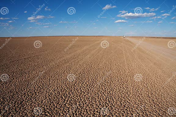 Desert dry pan stock photo. Image of verneukpan, landscape - 17704154