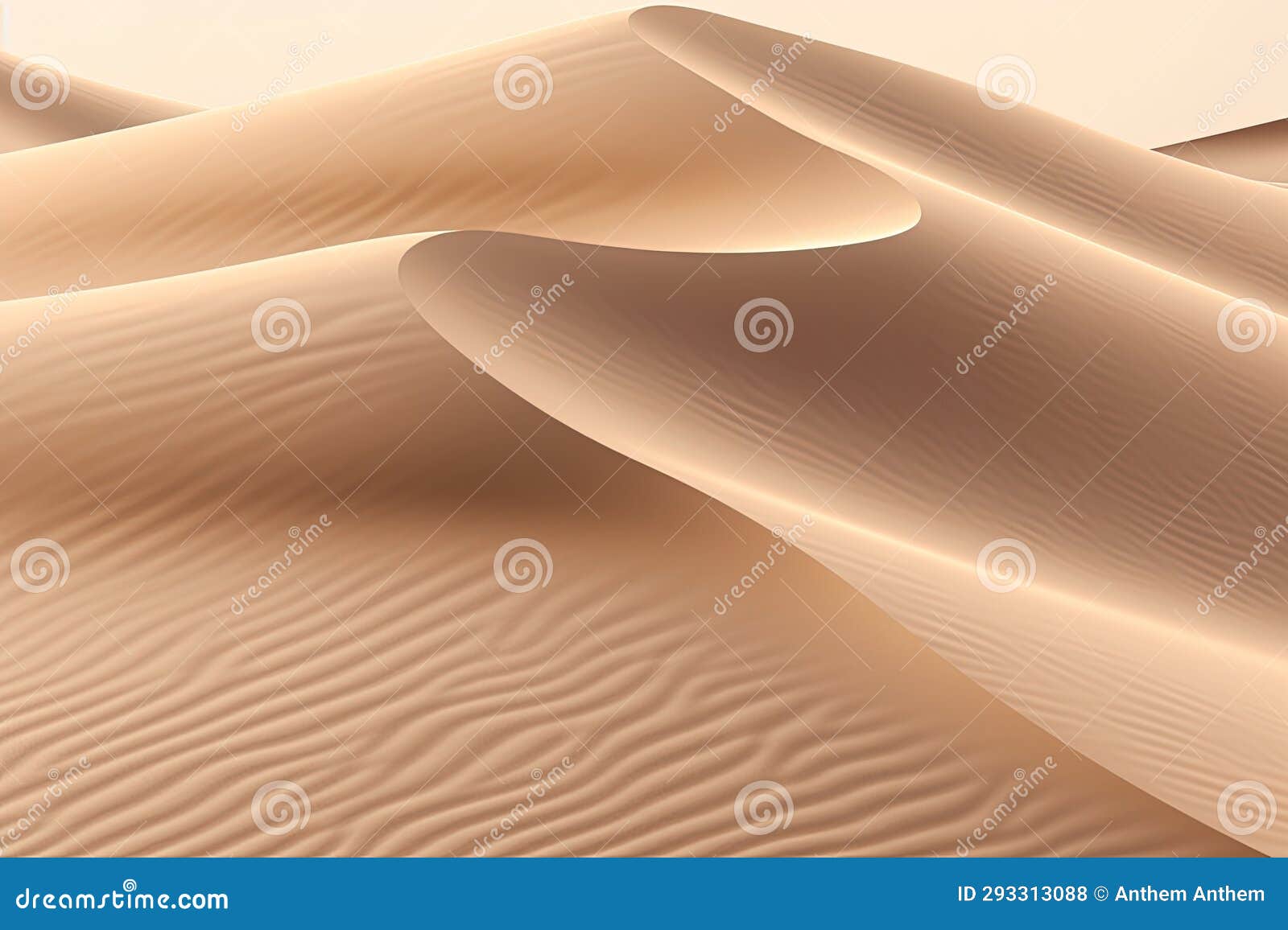 Desert Dunes Waves of Sand stock photo. Image of wilderness - 293313088