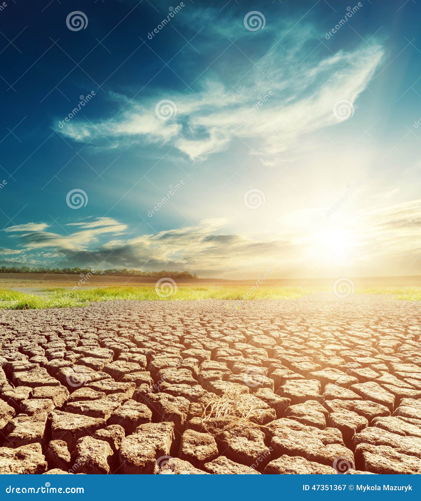 Desert Earth and Sky with Sunset Stock Image - Image of land, climate ...