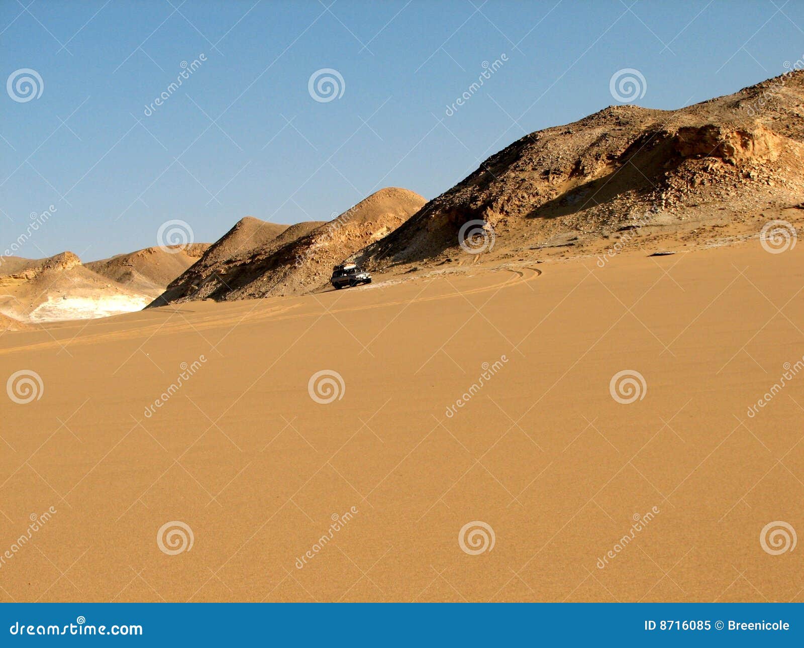 Desert in Egypt stock image. Image of africa, tourist - 8716085