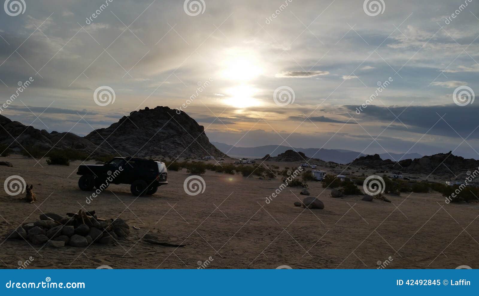 Desert Evening stock image. Image of clouds, united, california - 42492845