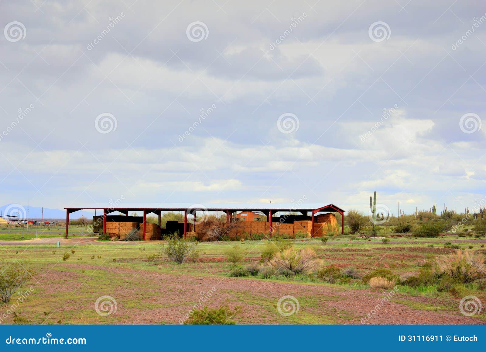 Arizona Desert Farm stock image. Image of horizon, rural - 31116911