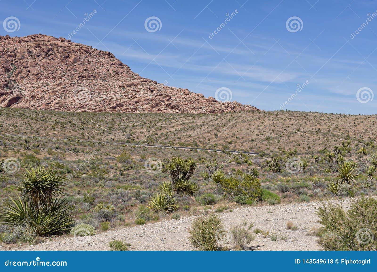 Sprawling Mountains in the Desert at Red Rock Canyon Nature Conservancy ...