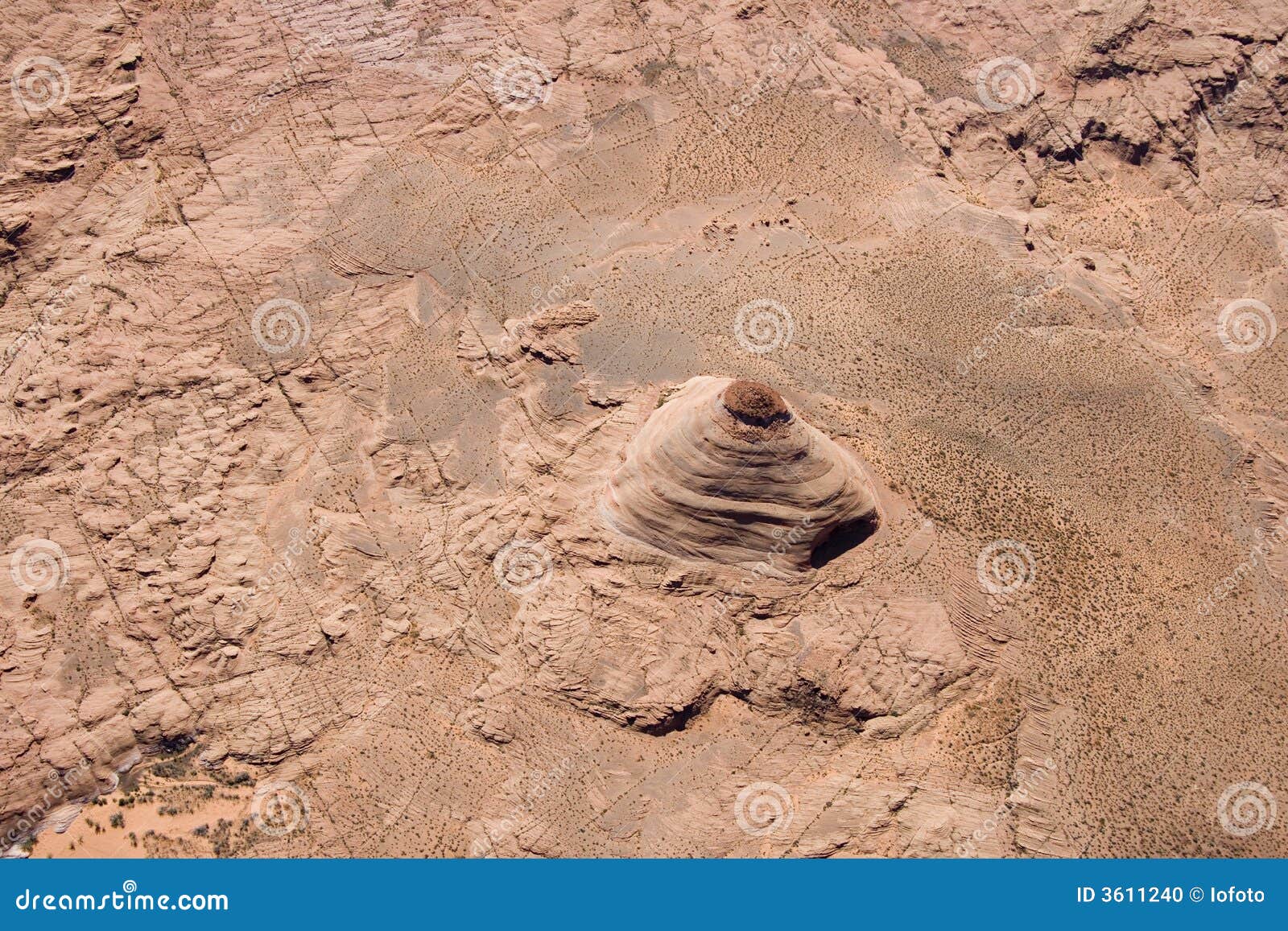 Desert formation. stock photo. Image of aerial, hill, rock - 3611240