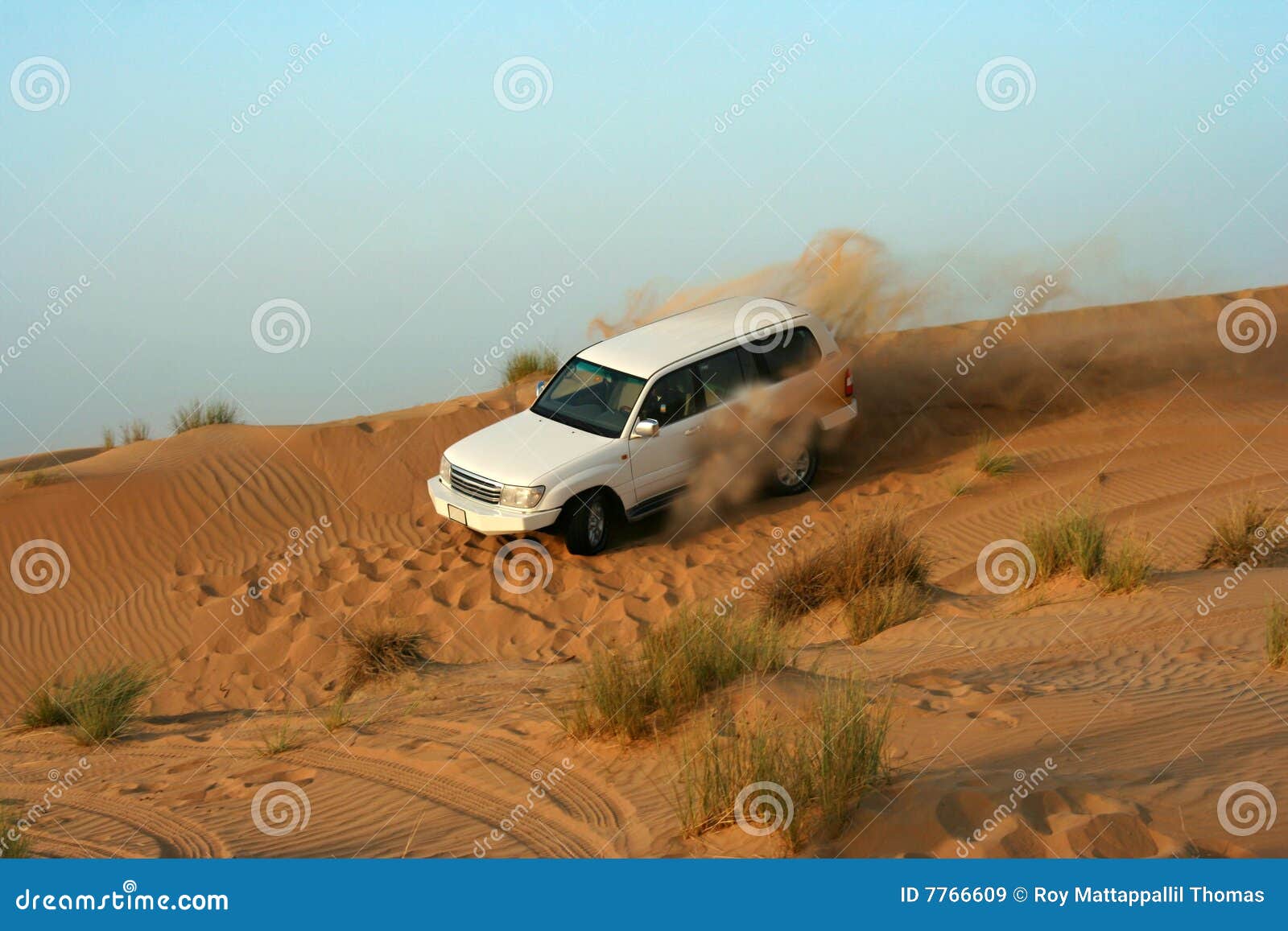 Desert fun drive stock image. Image of evening, dunes - 7766609