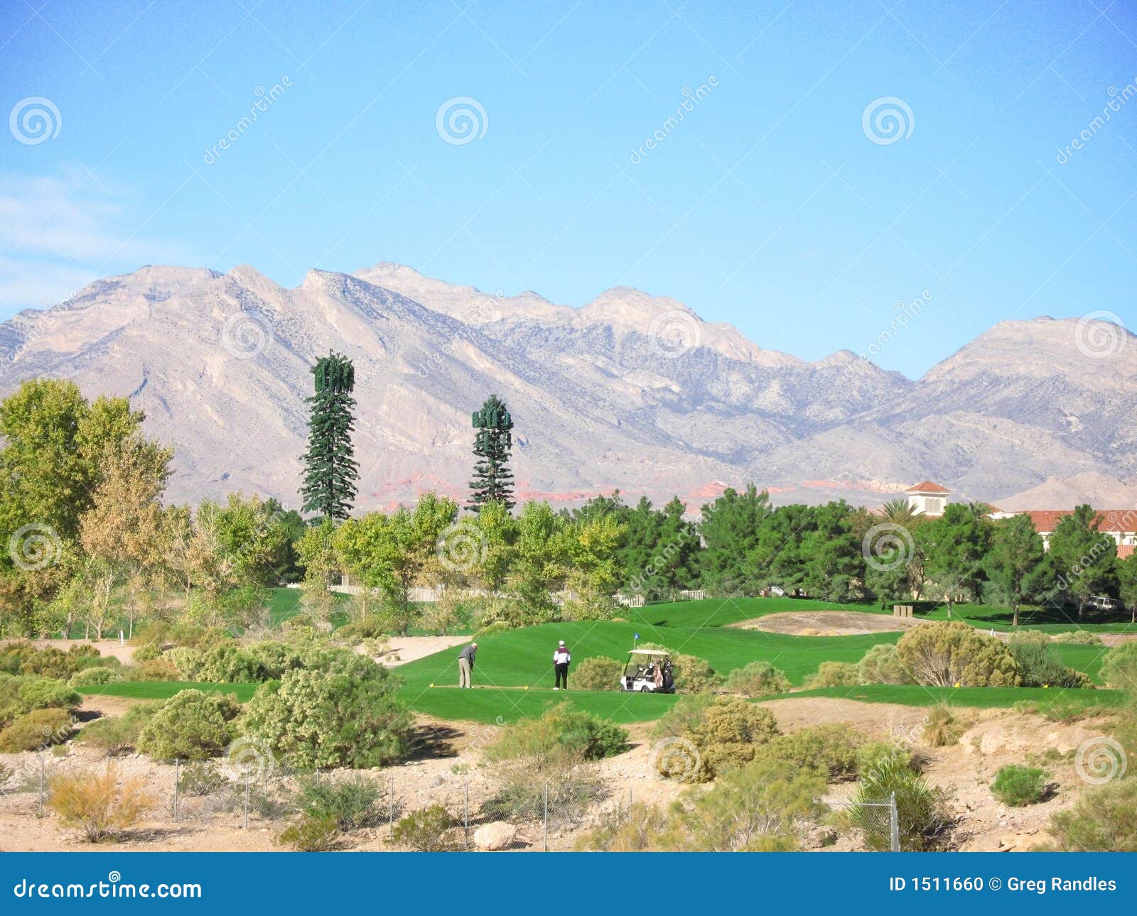 Desert Golf Course stock photo. Image of activity, play - 1511660