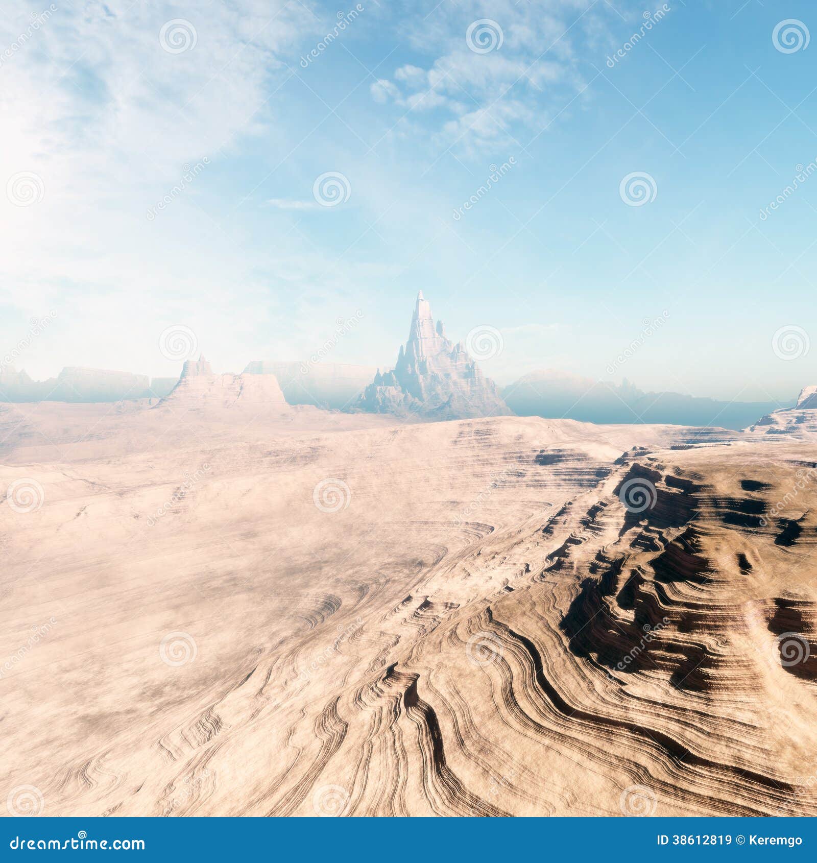 Desert Heat Daytime stock illustration. Illustration of screen - 38612819