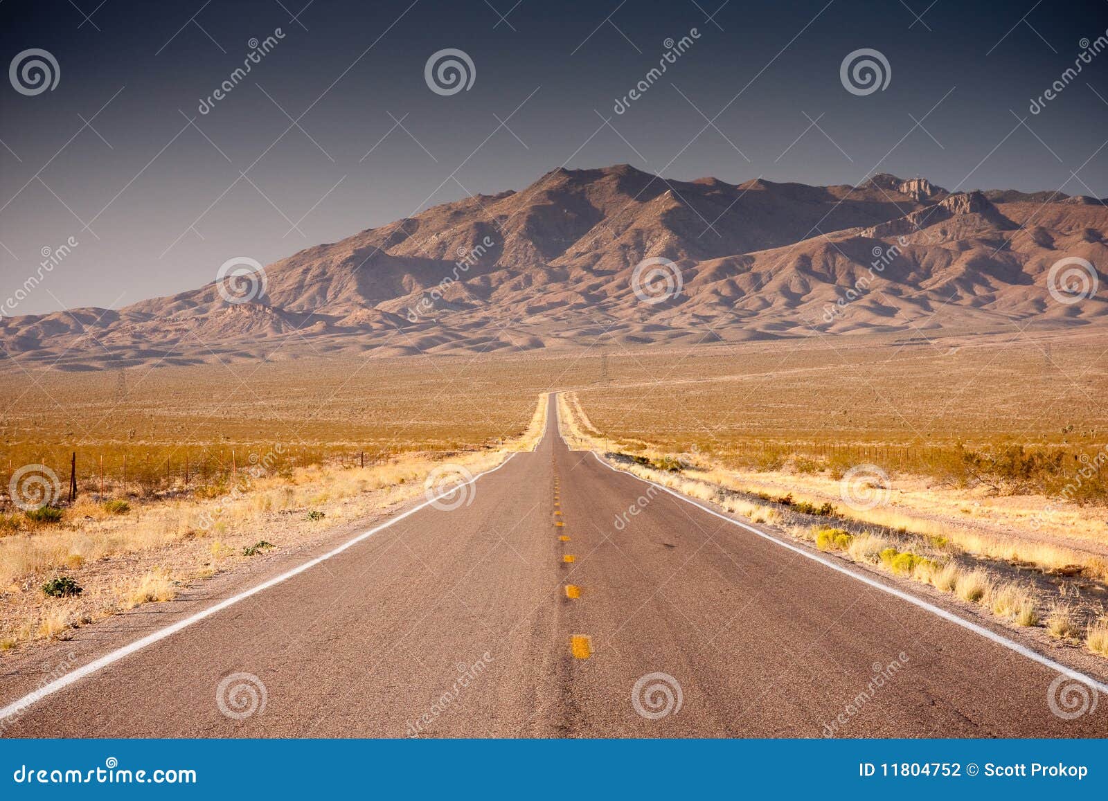 Desert Highway stock photo. Image of lane, remote, rock - 11804752