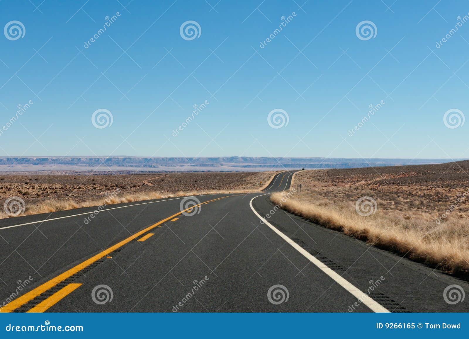 Desert highway stock image. Image of deserted, barren - 9266165