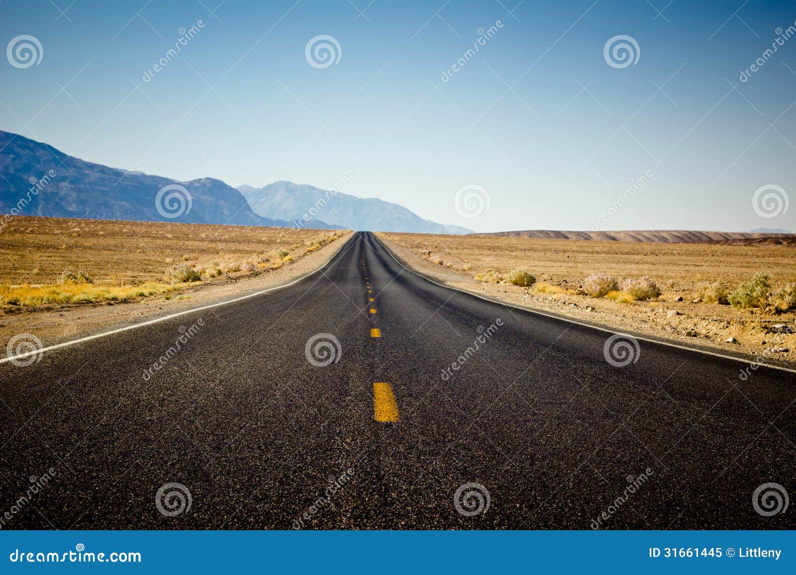 Desert Highway stock image. Image of empty, remote, drive - 31661445