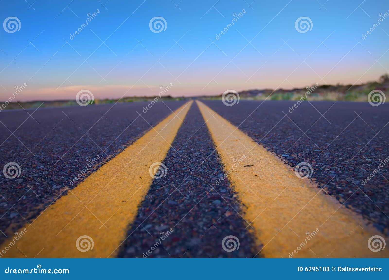 A Desert Highway Leading Off into the Distance Stock Photo - Image of ...