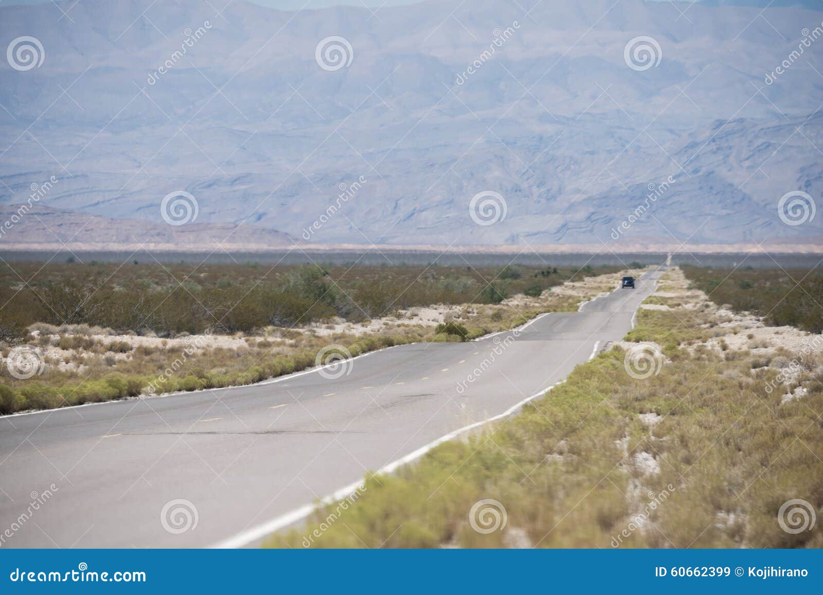 Desert Highway stock image. Image of mountain, dividing - 60662399