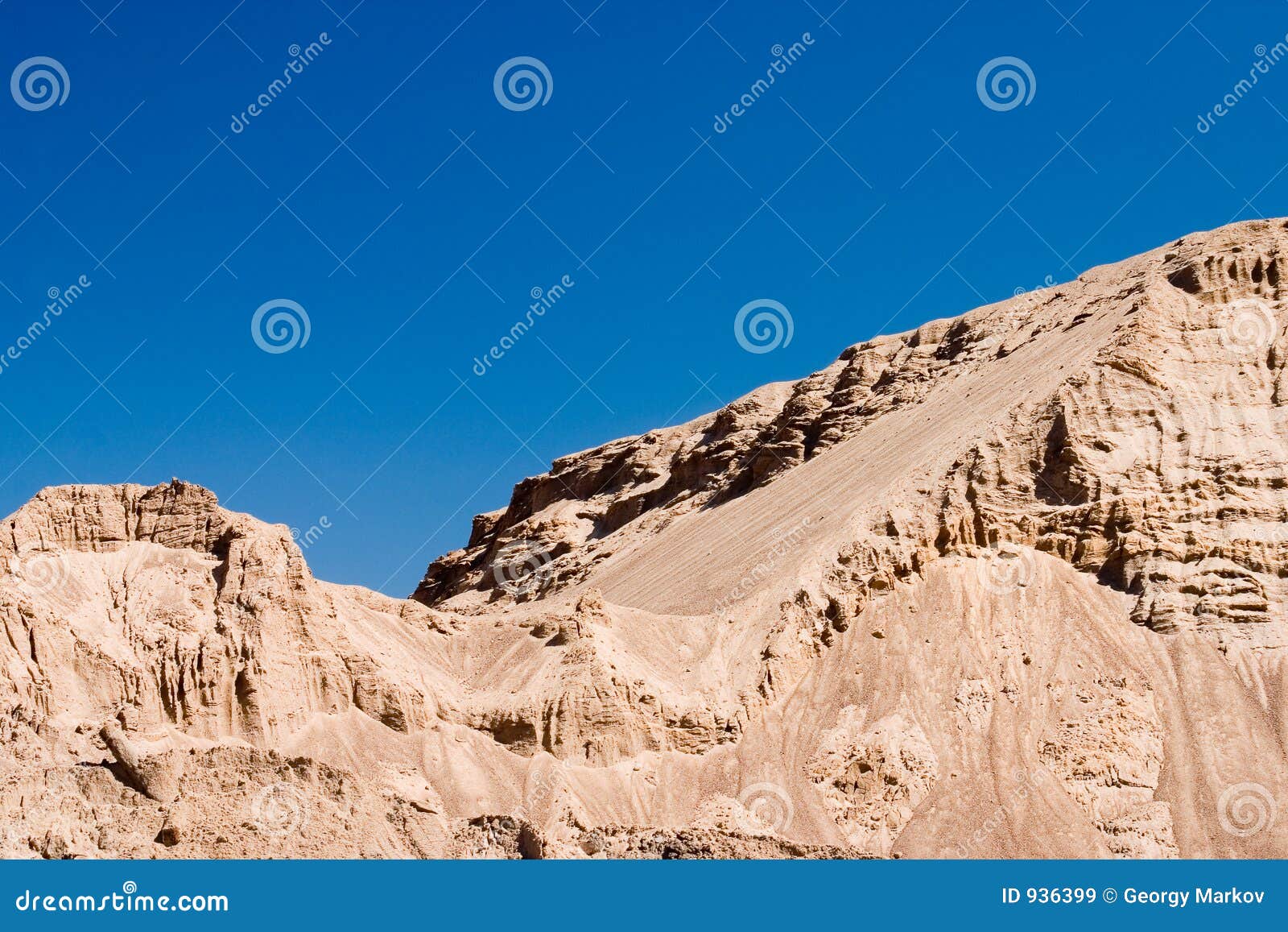 Desert hilly landscape stock image. Image of bluff, sand - 936399