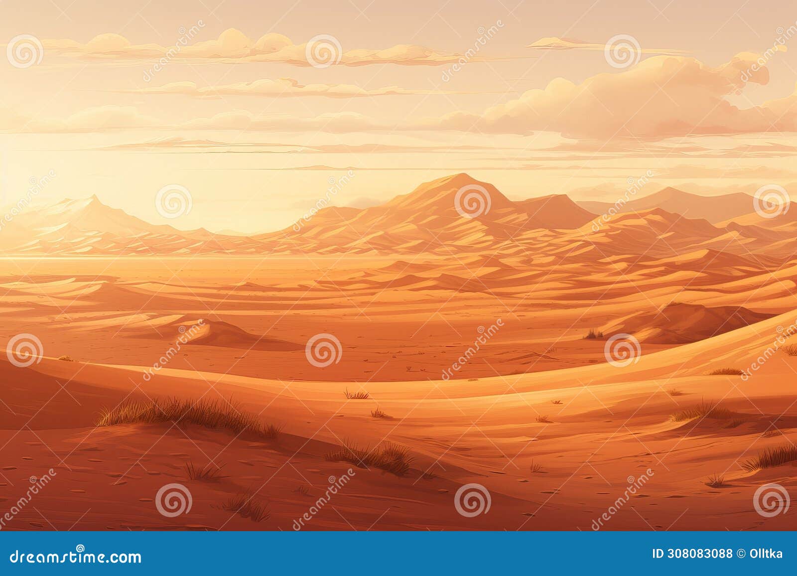 Desert Horizons Shades of Brown and Sandy Stock Photo - Image of ...