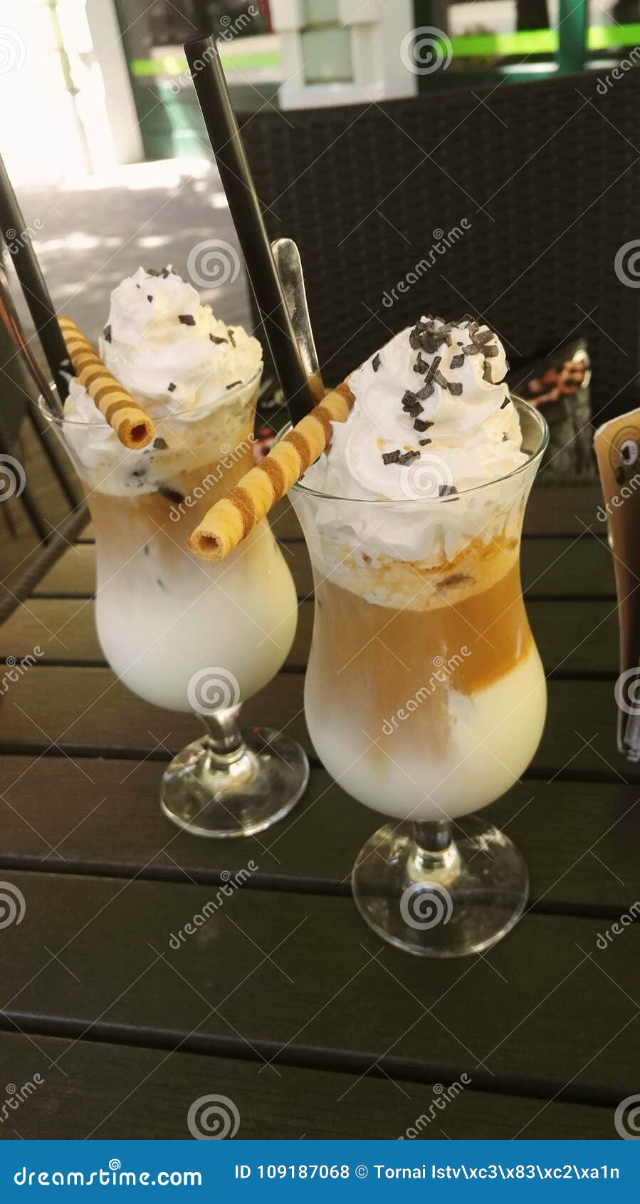 Ice caffe stock photo. Image of caffe, cream, leisure - 109187068