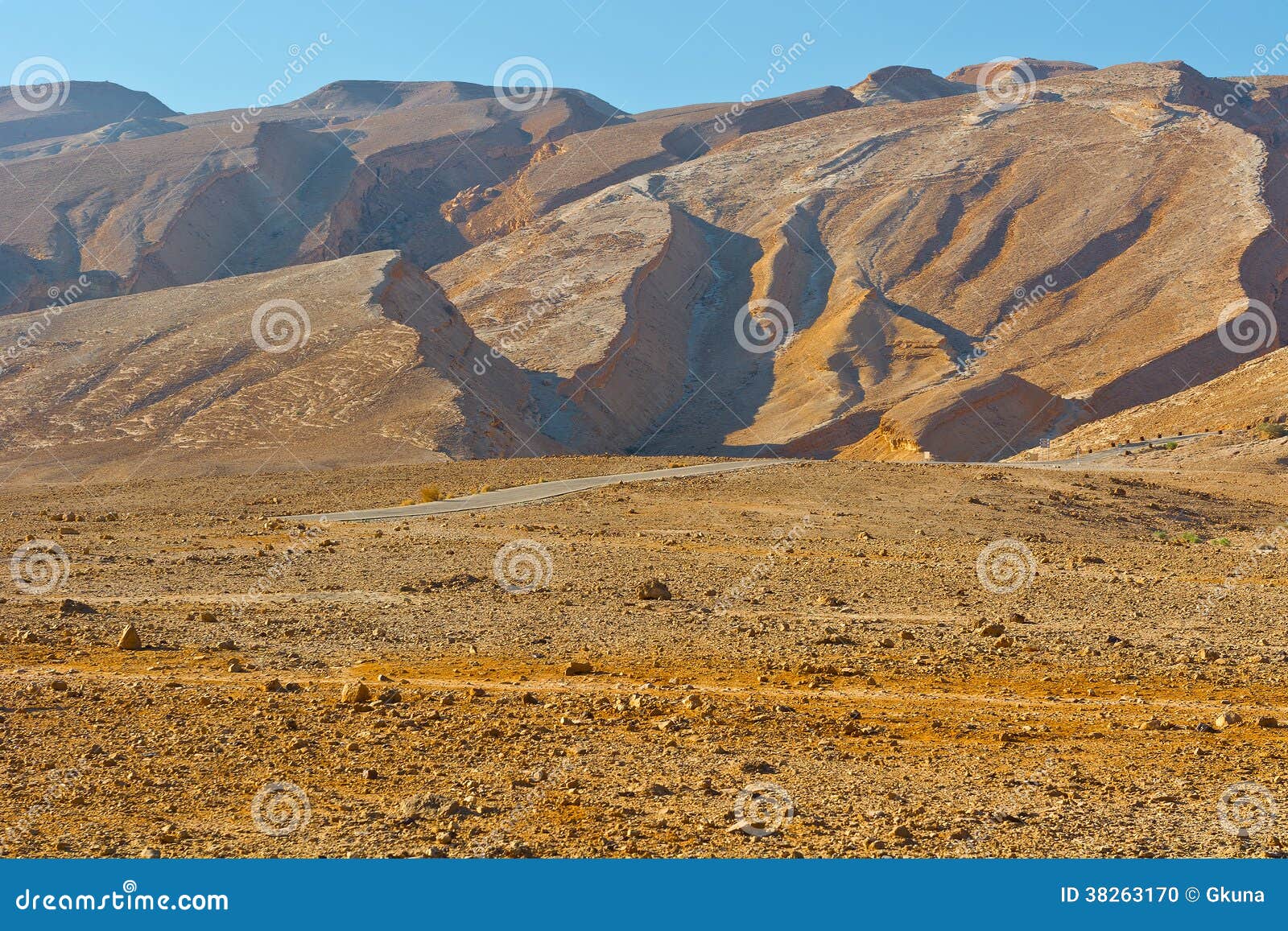 Desert in Israel stock photo. Image of rural, mediterranean - 38263170