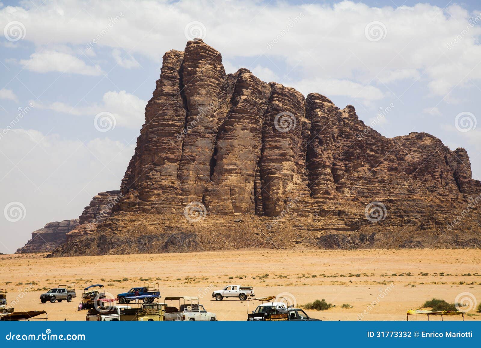 Desert in Jordan stock photo. Image of silence, scenery - 31773332