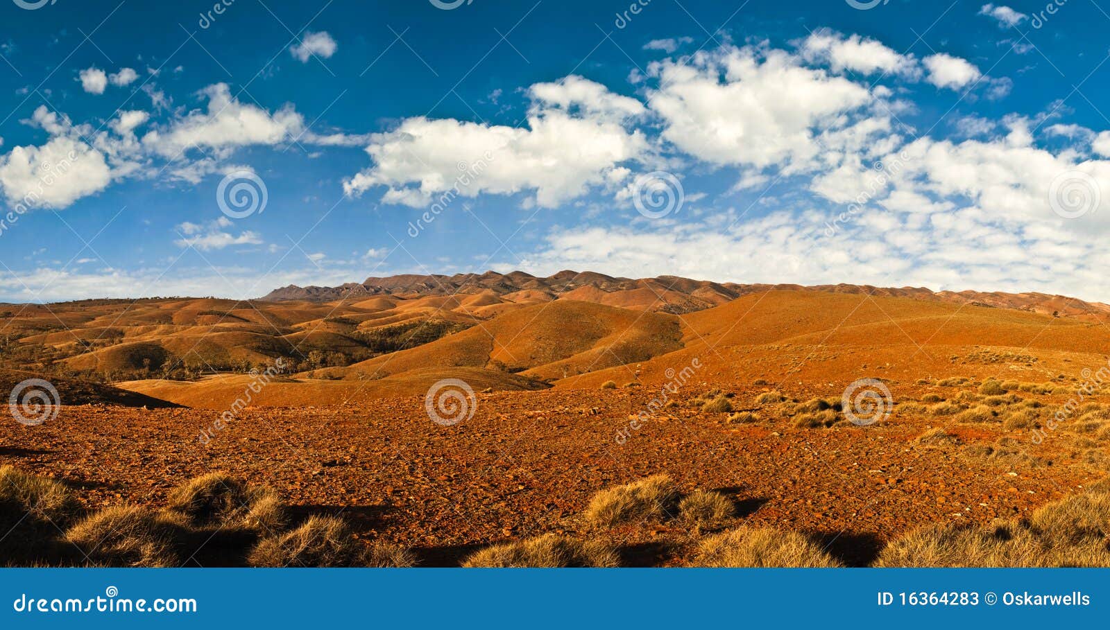 Desert land panorama stock image. Image of area, australia - 16364283