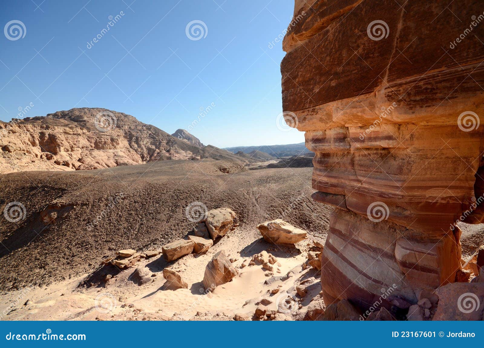 Desert landscape stock image. Image of cliffs, wide, mountainous - 23167601