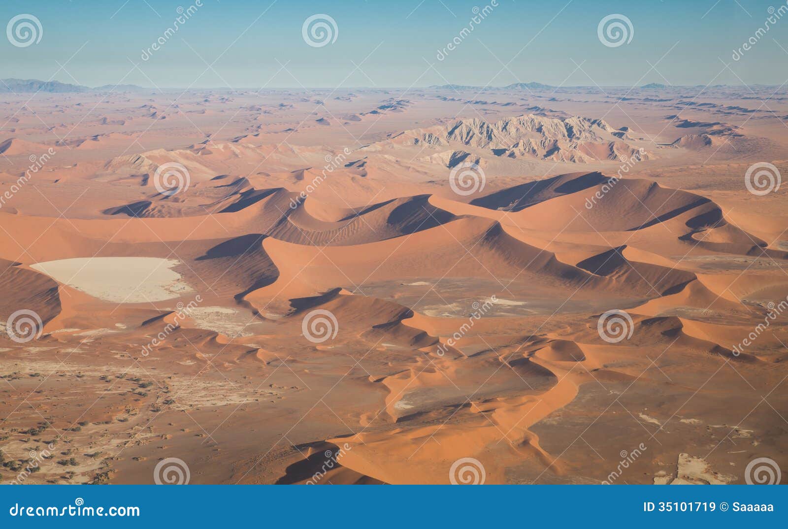 Desert Landscape (aerial View) Stock Image - Image of desert, aerial ...