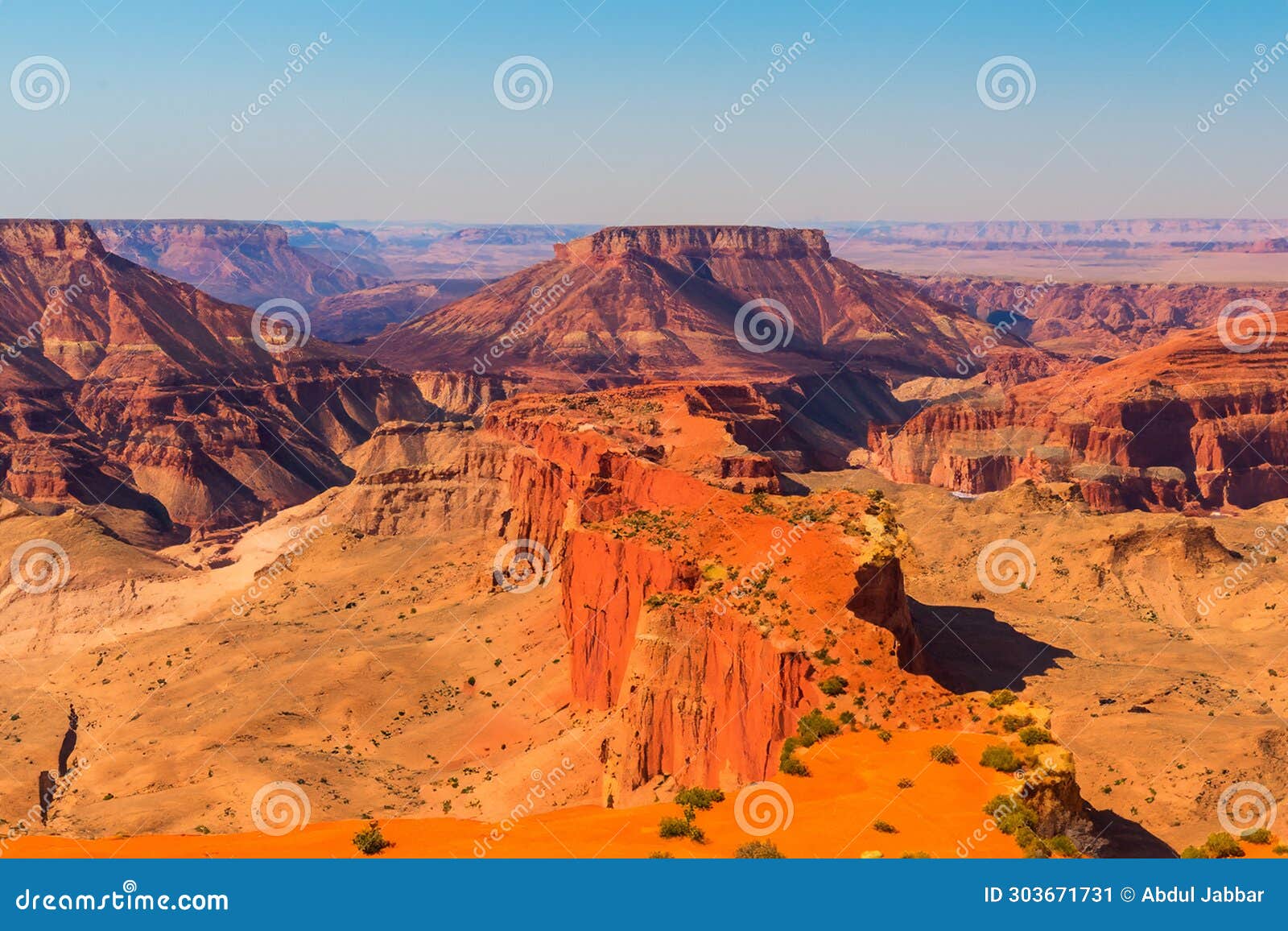 Desert Landscape Background Stock Illustration - Illustration of nature ...