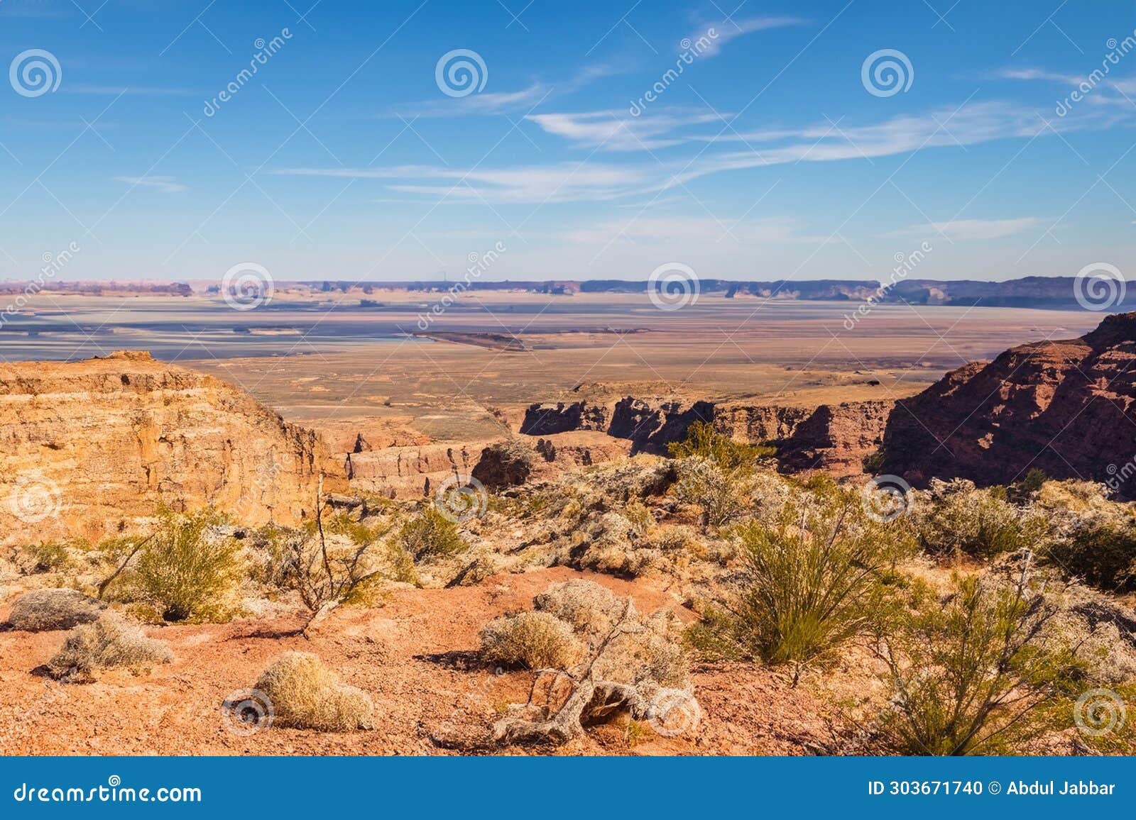 Desert Landscape Background Stock Illustration - Illustration of dust ...