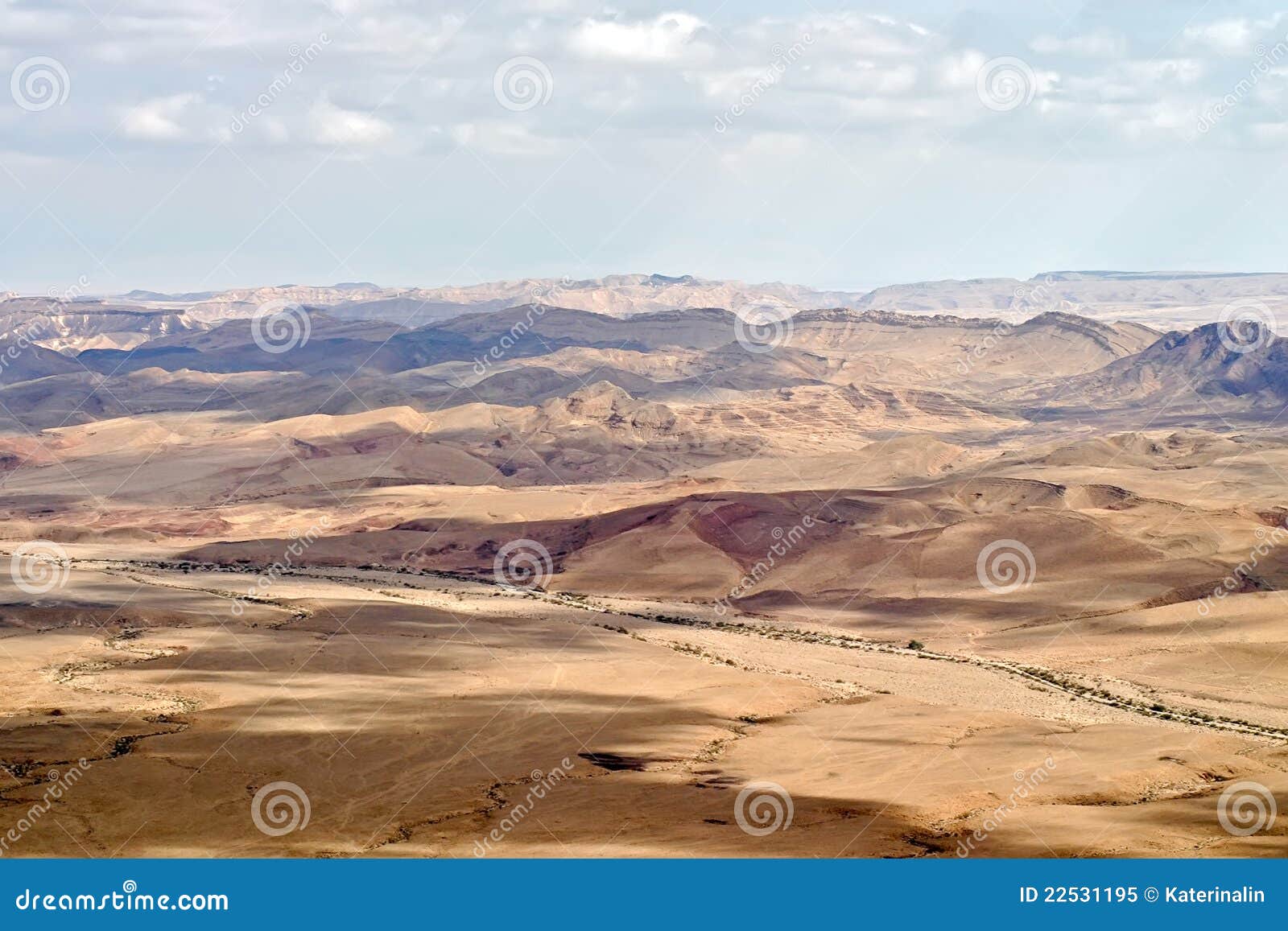 Desert Landscape (Biblical Scene) Stock Image - Image of mountains ...
