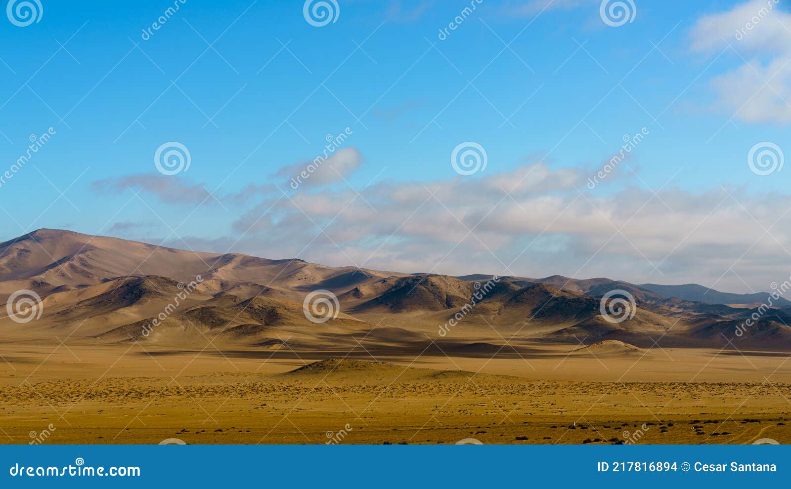 Desert Landscape on a Bright Sunny Day Stock Photo - Image of orange ...