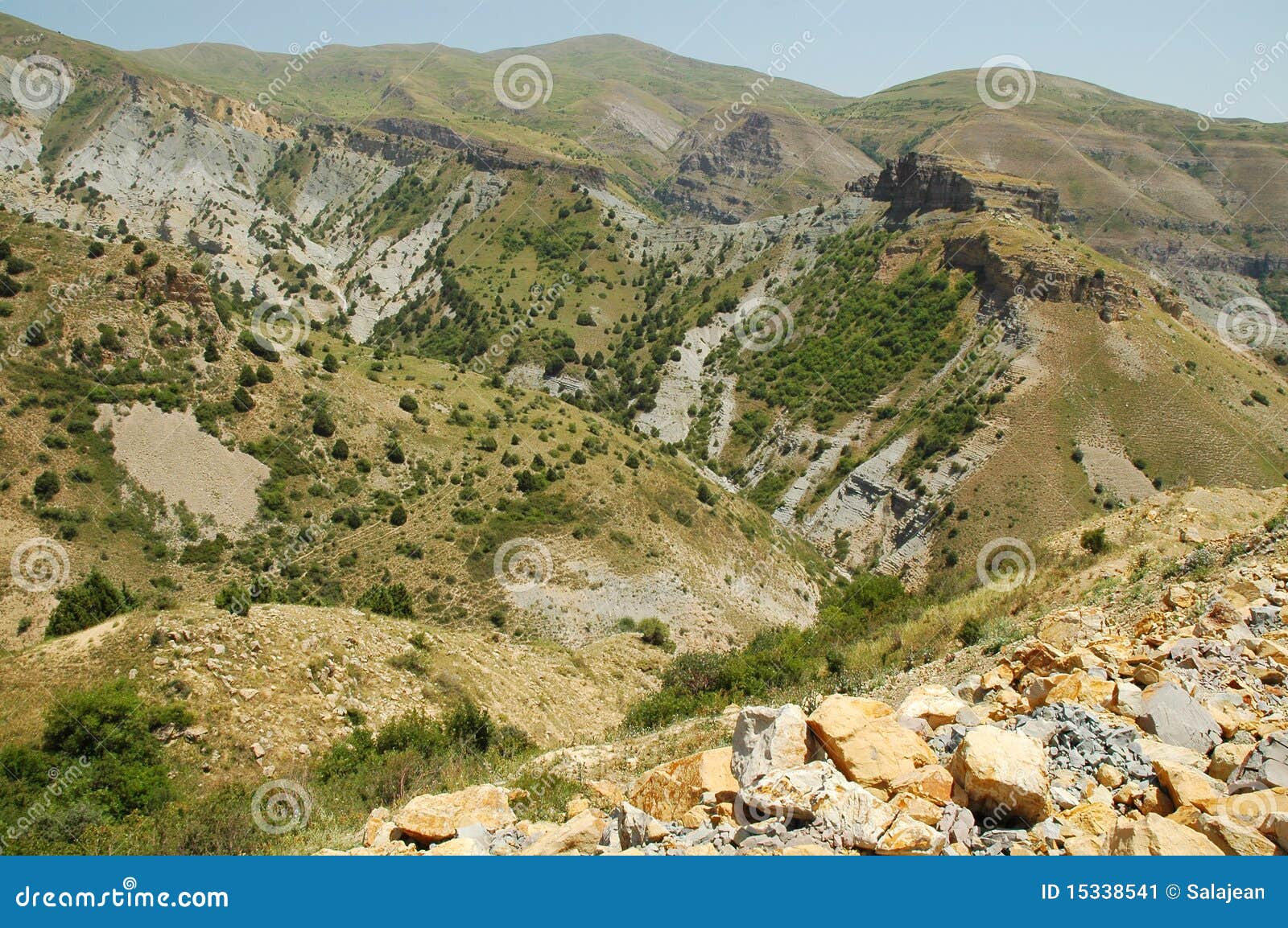 Desert Landscape in Kurdistan Stock Image - Image of landscape, horse ...