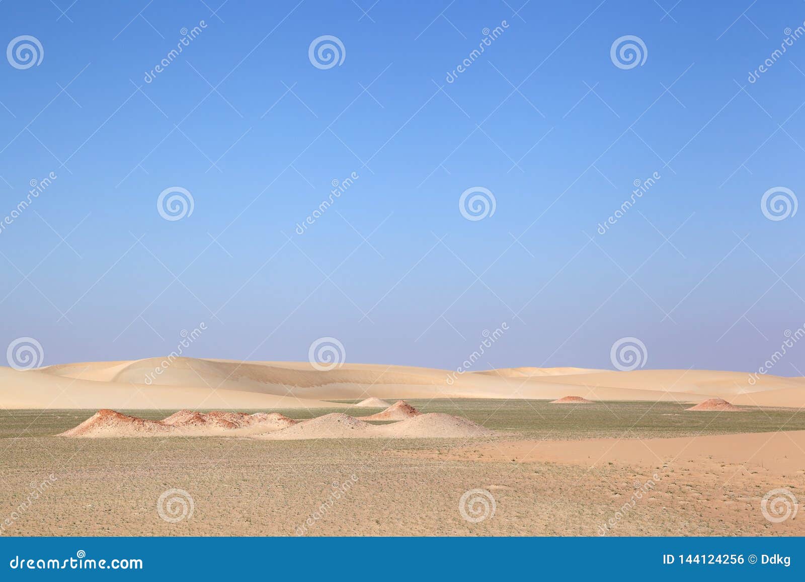 Desert Landscape in the Springtime Stock Photo - Image of view ...