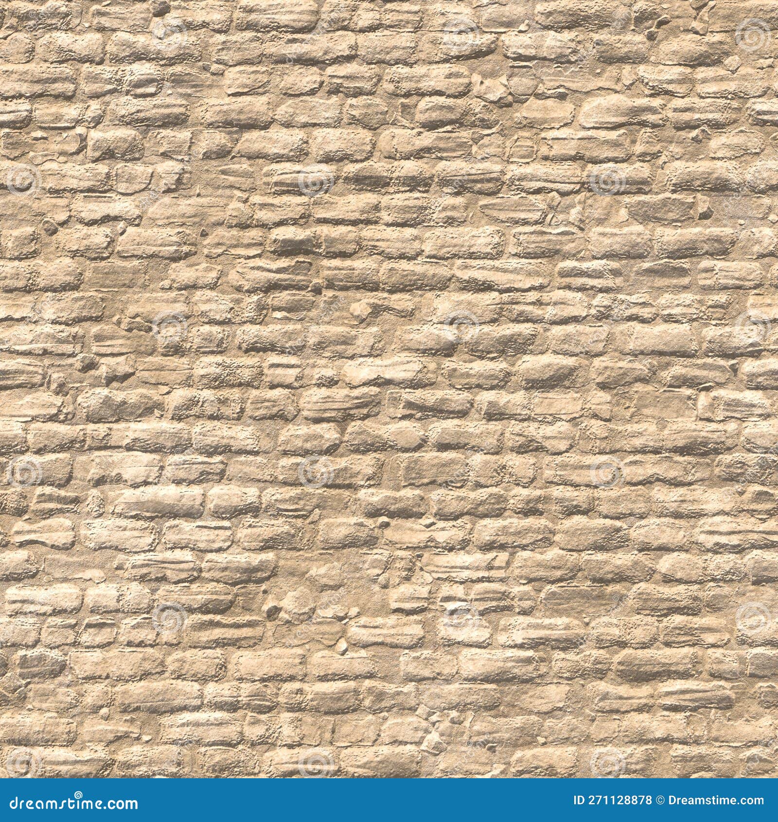 Desert Limestone Brick Wall, Old Uneven Yellow Brick Wall, Background ...