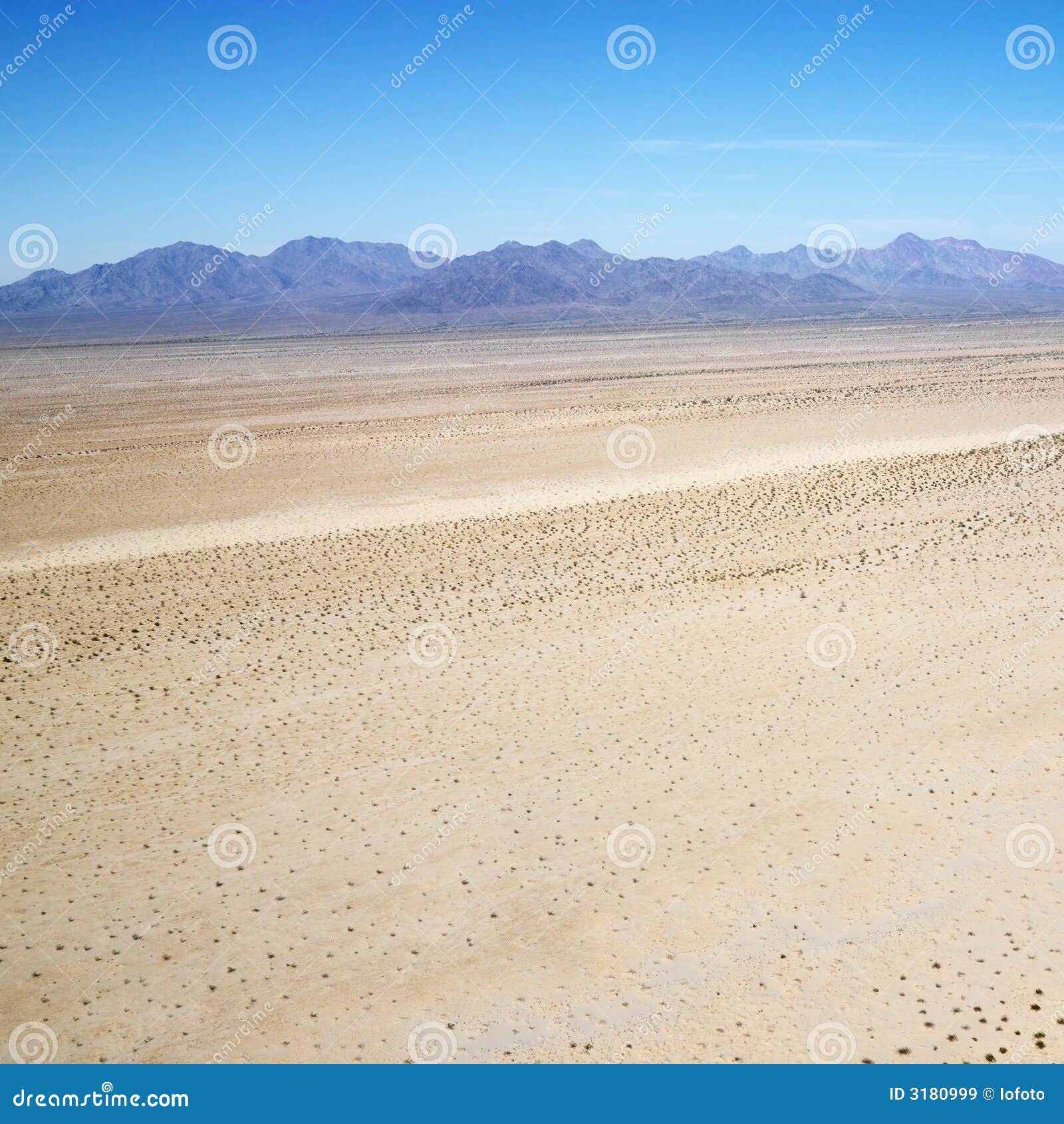 Desert and mountain range. stock image. Image of photograph - 3180999