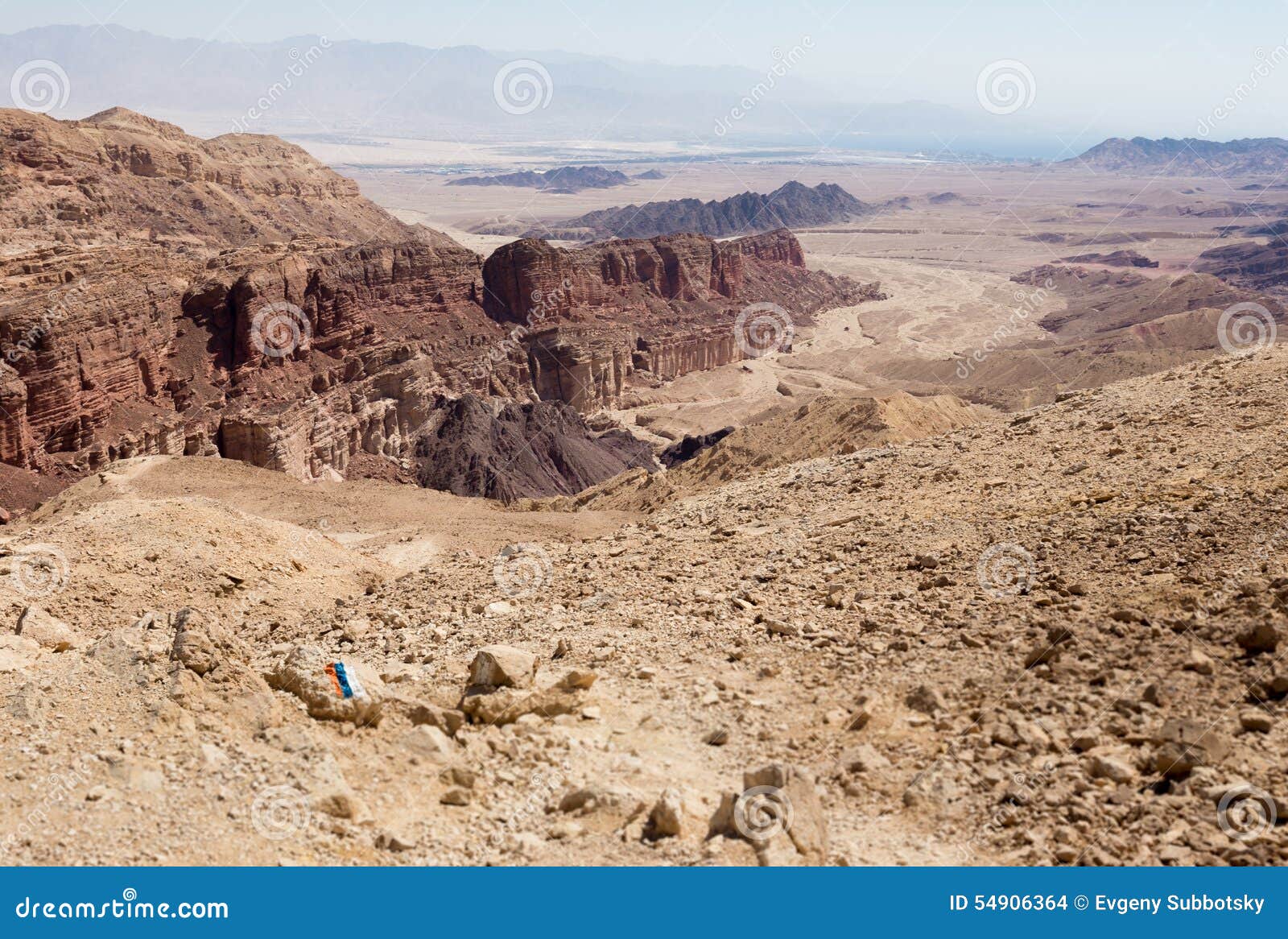Desert Mountains and Cliffs. Stock Photo - Image of negev, eilat: 54906364