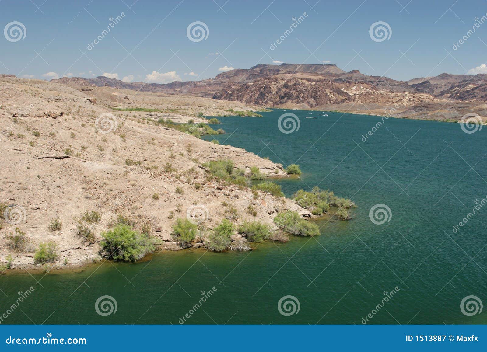 Desert oasis stock image. Image of hill, lake, desert - 1513887