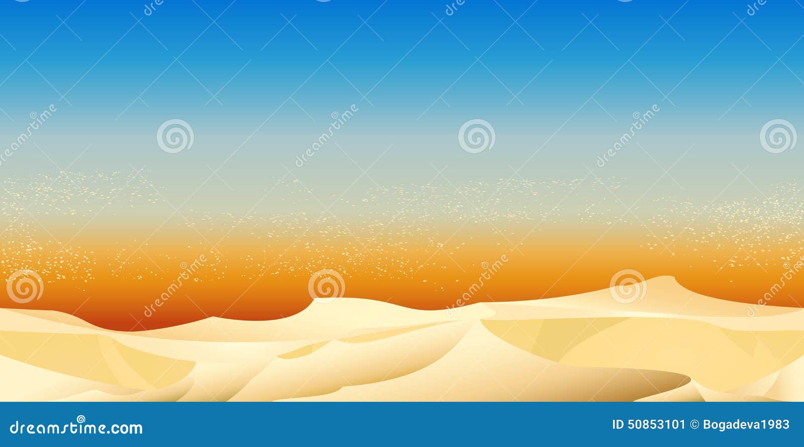 Desert Pattern stock vector. Illustration of clipart - 50853101