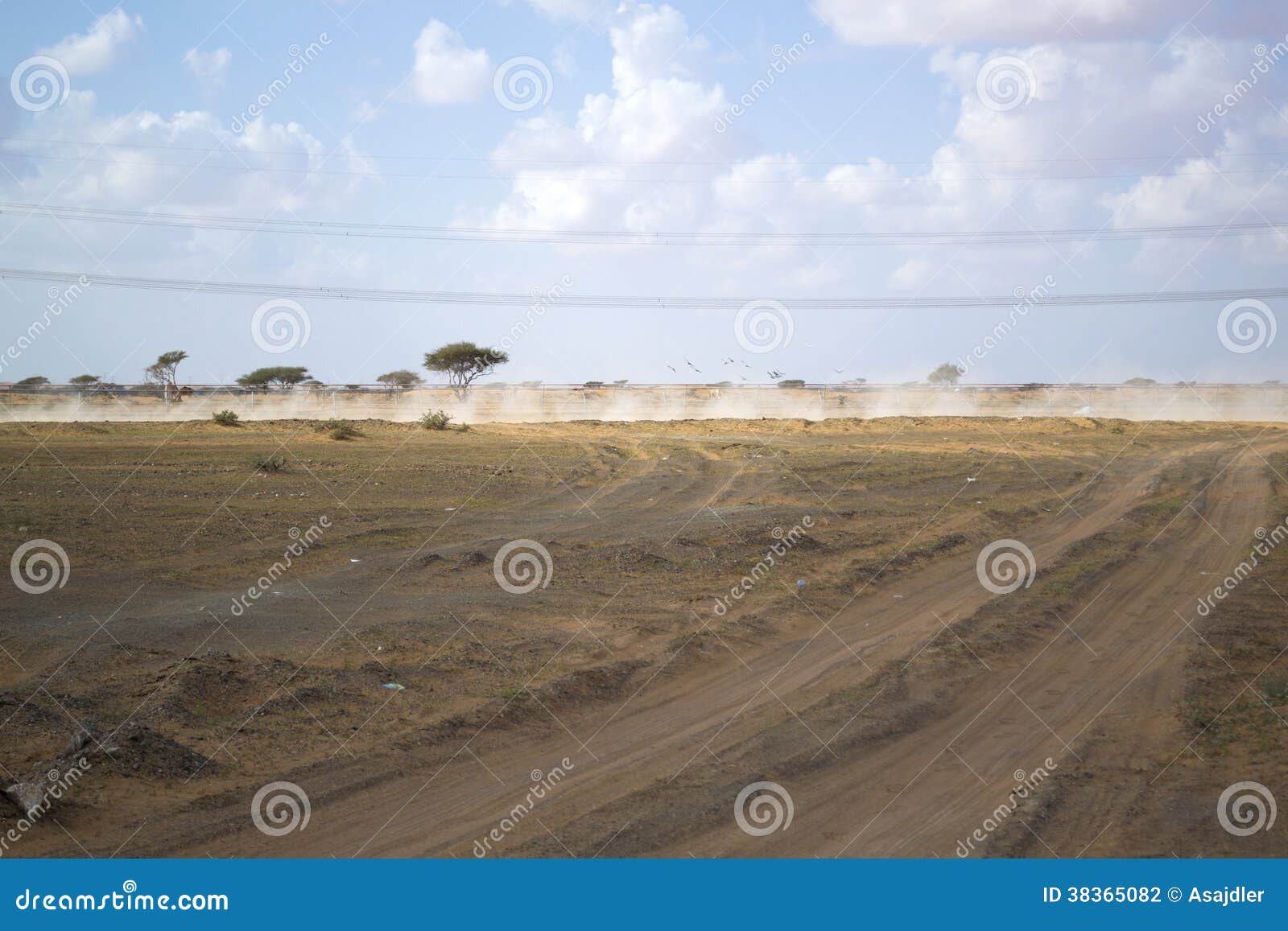 Desert plains stock photo. Image of dunes, skies, track - 38365082