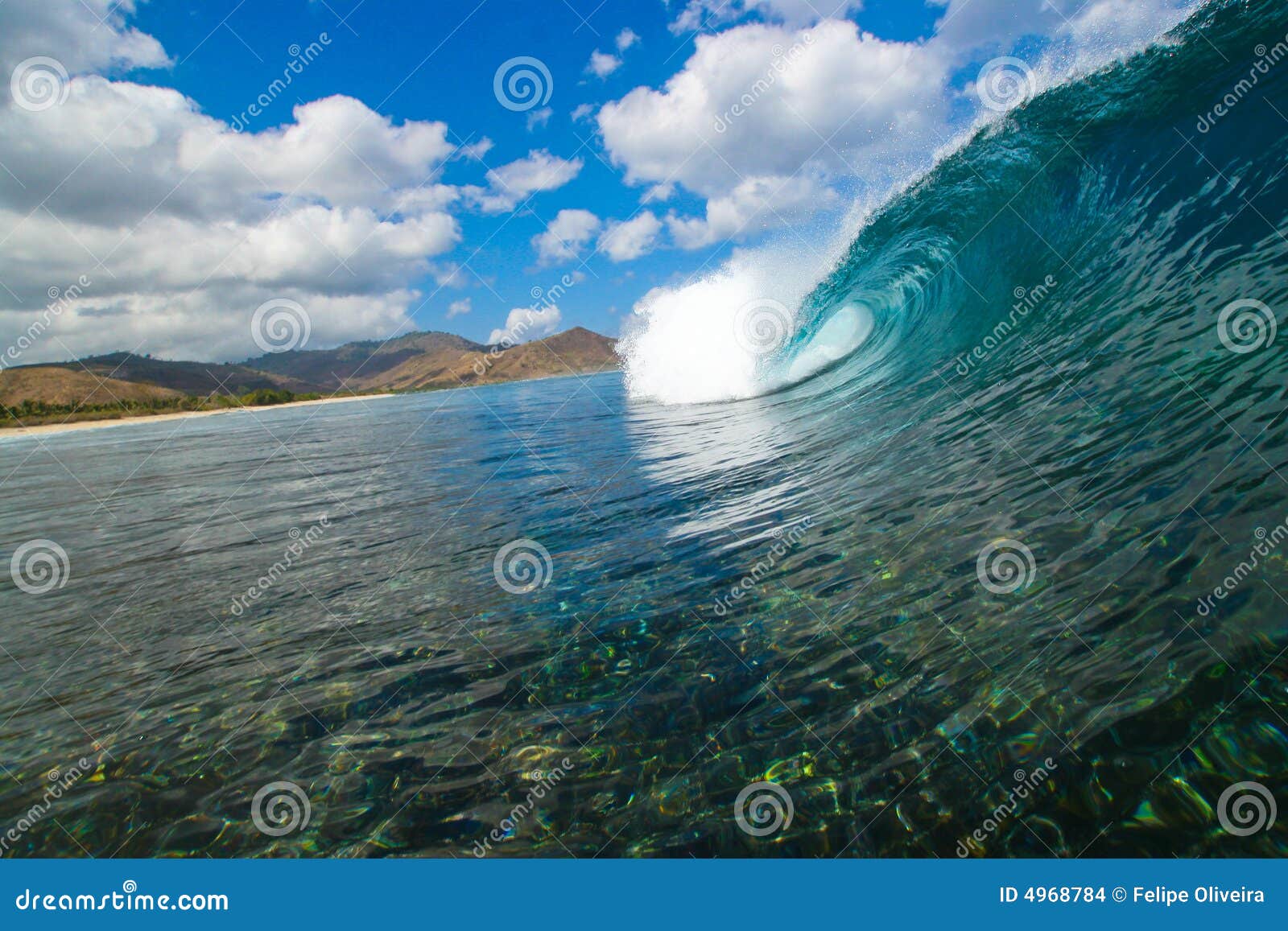 Desert Point stock photo. Image of cloud, ocean, surf - 4968784