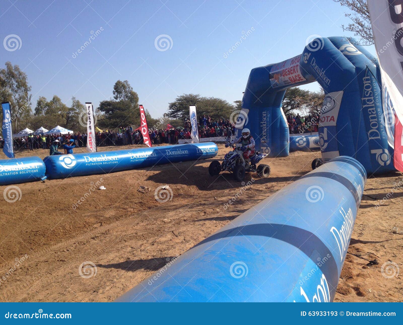 Desert Race. Car Suv Overcomes Sand Dunes Obstacles. Competition Racing ...