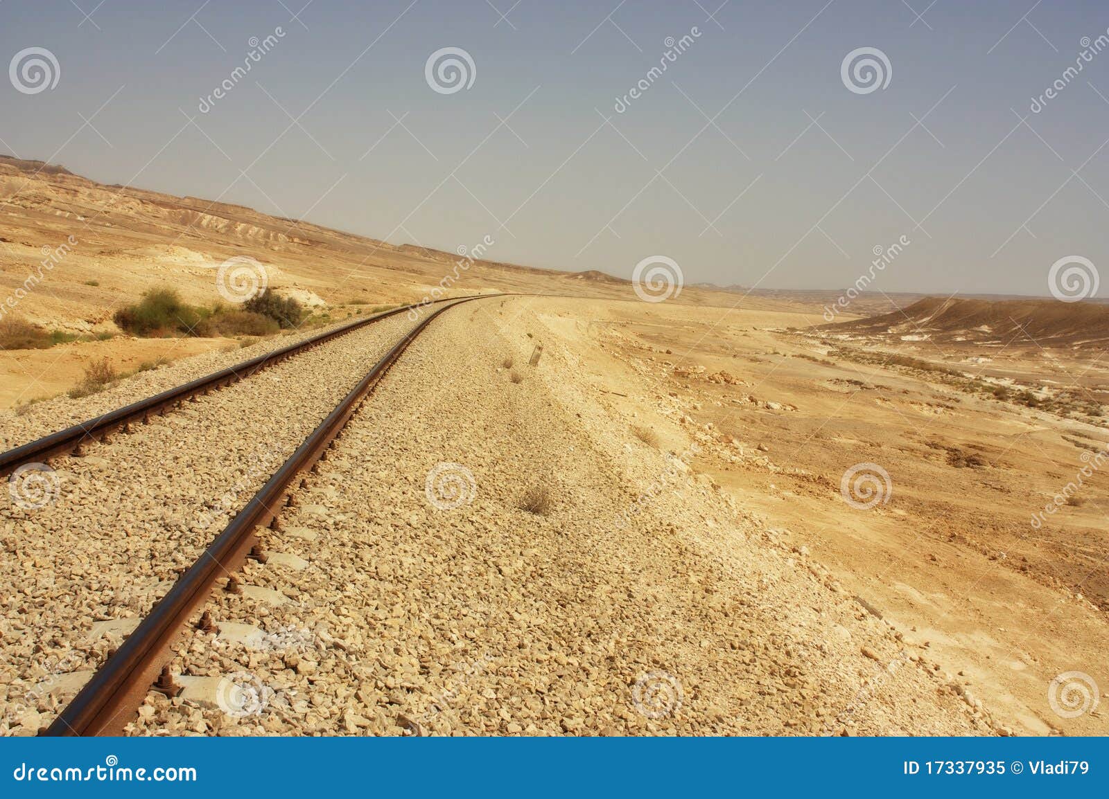 Desert railroad stock image. Image of public, frame, land - 17337935