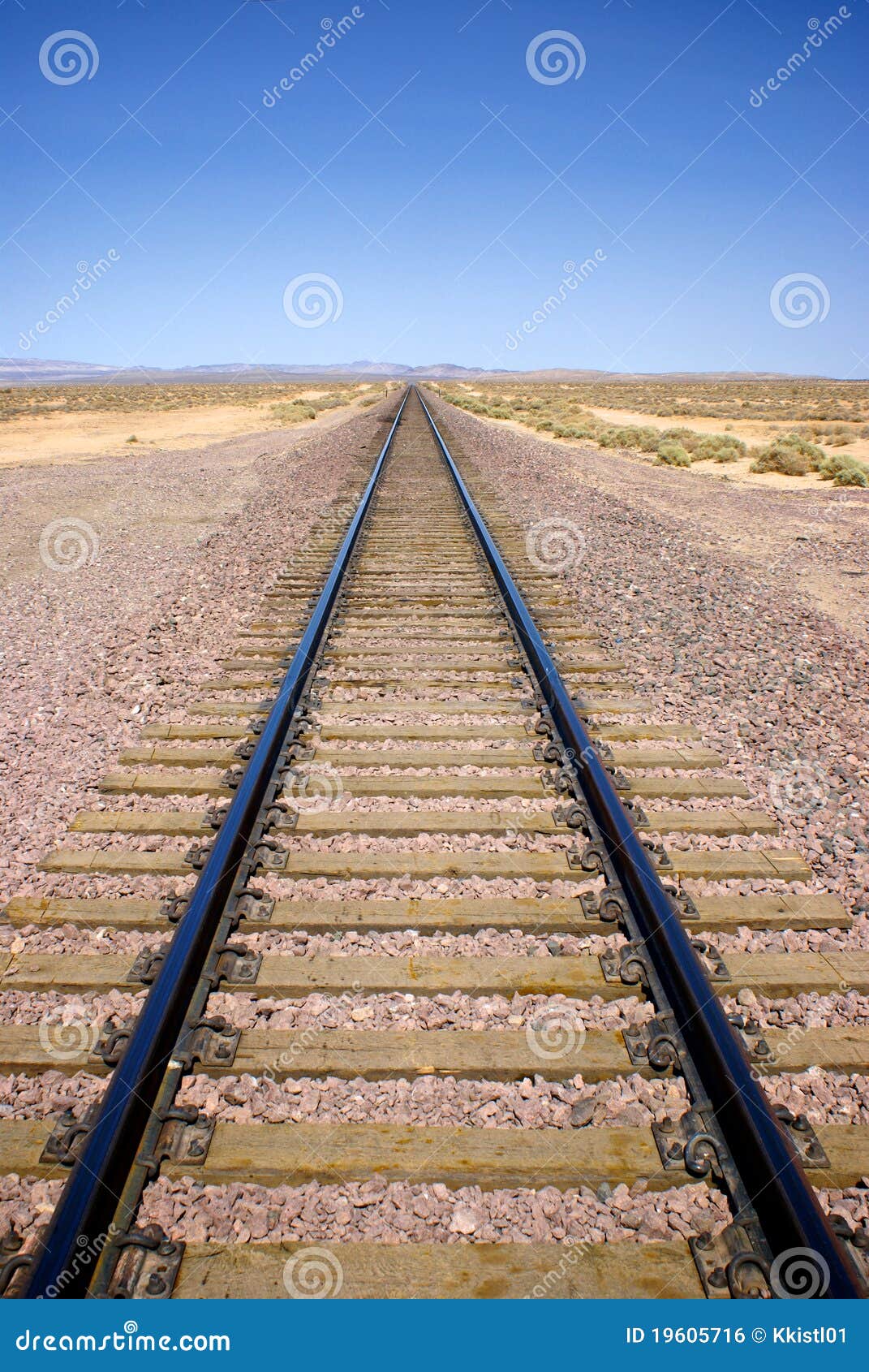 Desert Railroad stock photo. Image of mojave, california - 19605716
