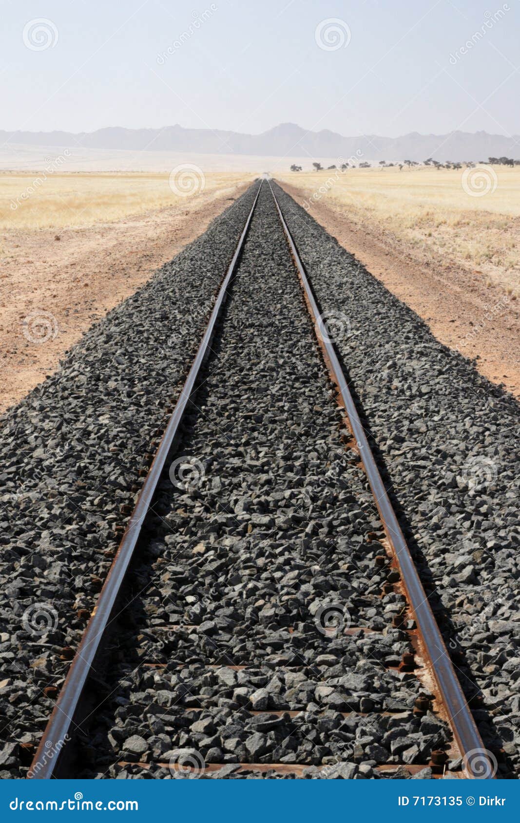 Desert Railroad stock image. Image of steppe, rubble, empty - 7173135