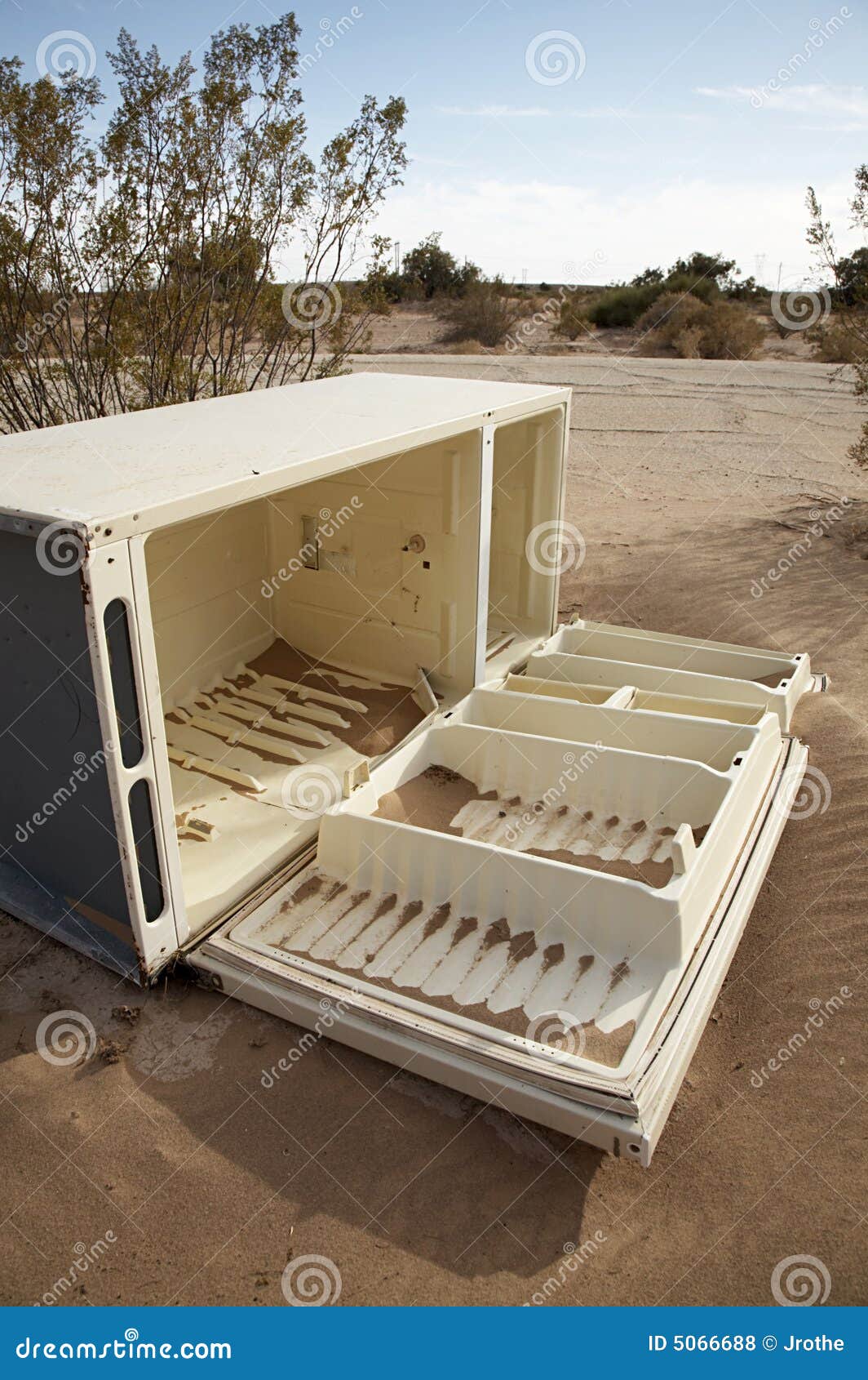 Desert Refrigerator stock photo. Image of winterhaven - 5066688